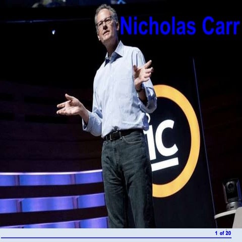 Nicholas Carr | PPT