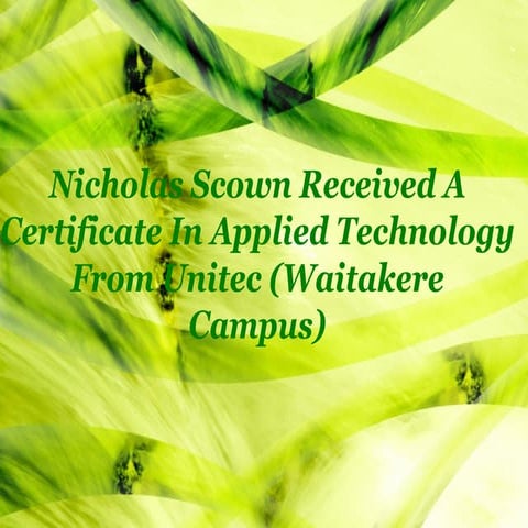 Nicholas scown | PPT