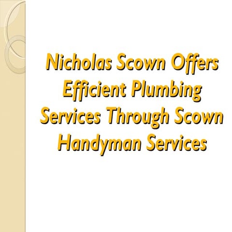 Nicholas scown | PPT