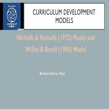 Cyclical models of curriculum development | PPT