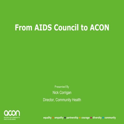Acon Presentation May 08 | PPT