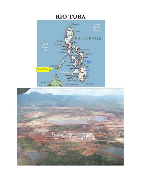 Base Map Rio Tuba Nickel Mining Corporation | PDF