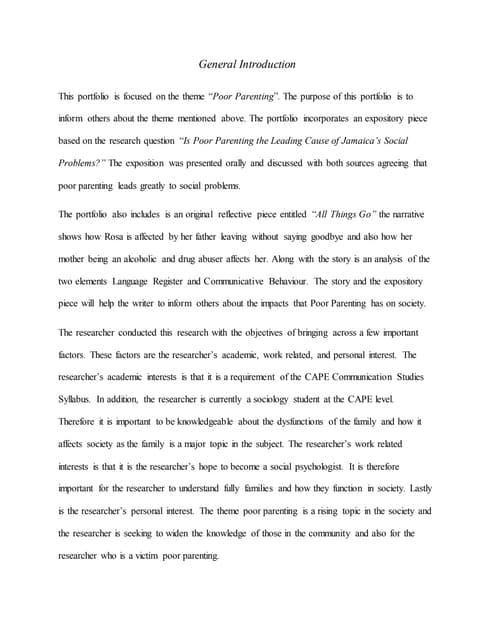 CAPE Communication Studies IA | PDF