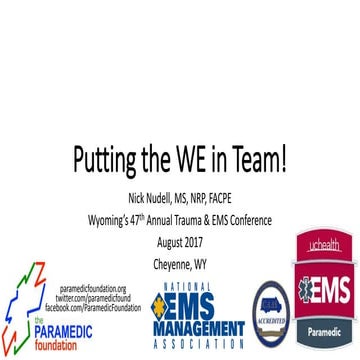 National Ems Scope Of Practice Model | PPT