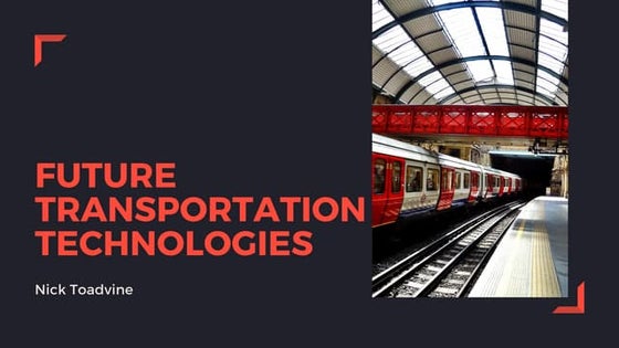 Transport in the future | PPTX