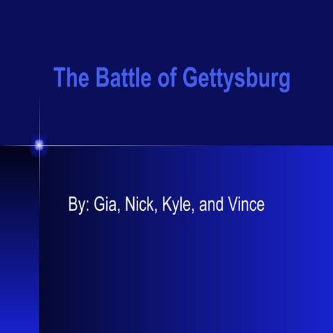 Battle of Gettysburg | PPT