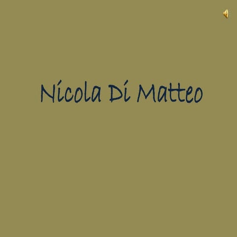 Nicola di matteo | PPTX