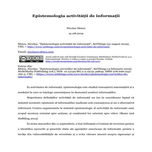 Intelligence strategic | PPT