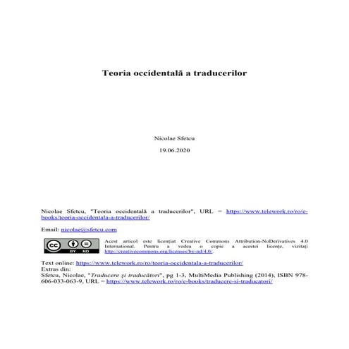 Meseria de traducator | DOCX