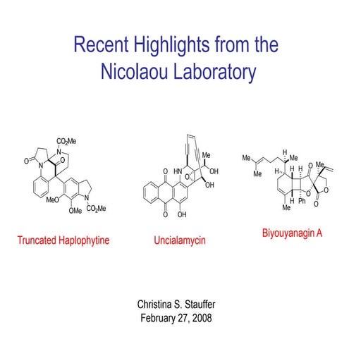 Nicolaou | PDF
