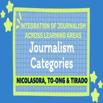 NICOLASORA-Categories-of-Journalism.pptx