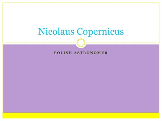 Copernicus | PPTX | Physics | Science