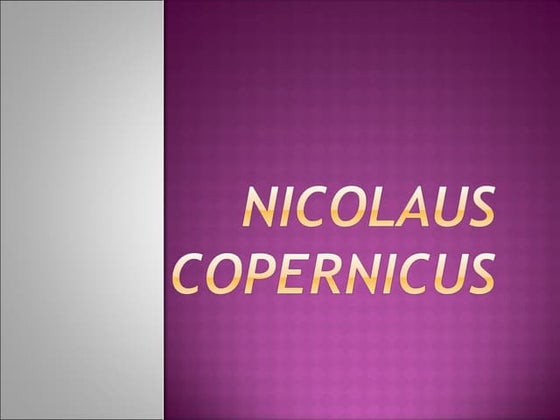 Copernicus | PPT