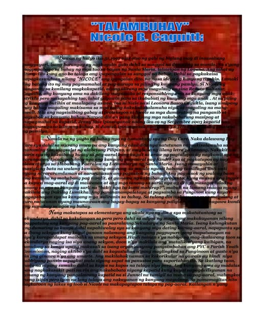 Ang Aking Talambuhay | DOCX