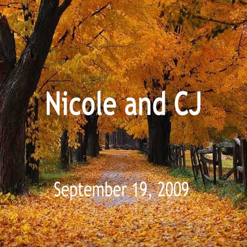 Nicole And CJ Sept 2009 | PPT