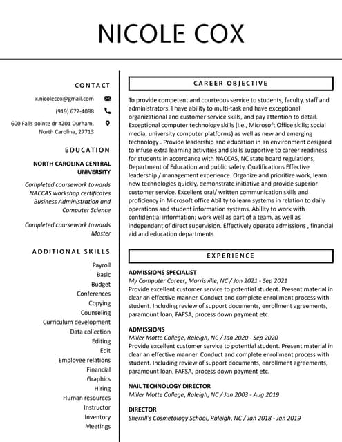 resume 2014 | PDF