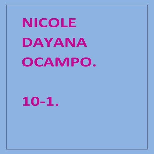Nicole dayana ocampo | PDF