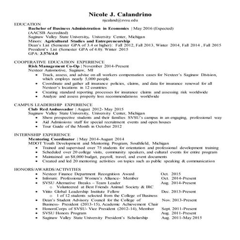 Ad Resume(6 21 10) | DOC