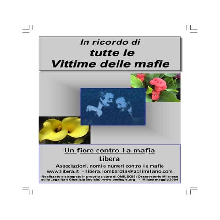 Nicolo' piombino vittime della mafia | PDF