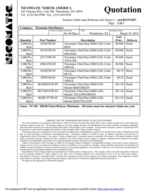 PTR Cert 11-17 | PDF