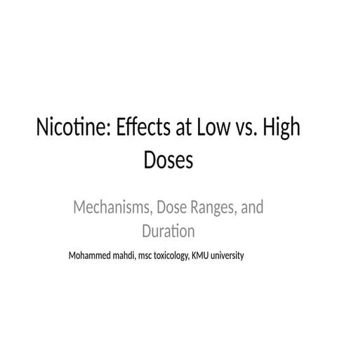 Nicotine Effects & properties Presentation.pptx