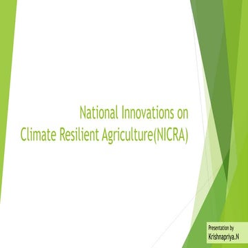 National Innovations on Climate Resilient Agriculture NICRA.pdf ...
