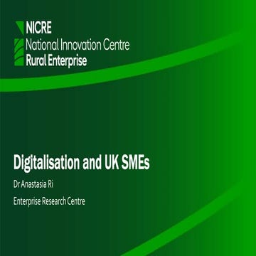 Digitalisation and UK SMEs | PPT