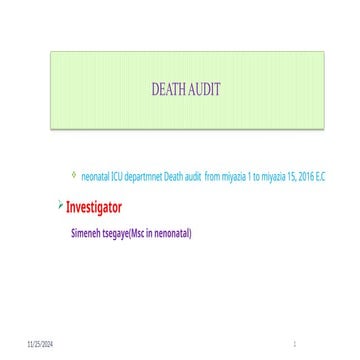 NICU_DEATH_AUDIT (APRIL).pptxhhhhhhhhhhhhhh | PPTX
