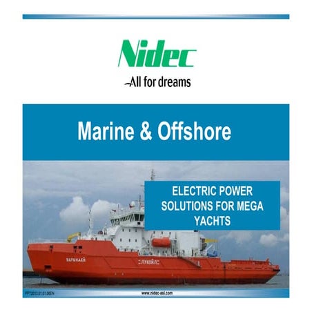 Nidec asi electric power solutions for mega yachts | PDF
