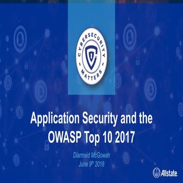 Application Security and the OWASP Top 10 | PPT
