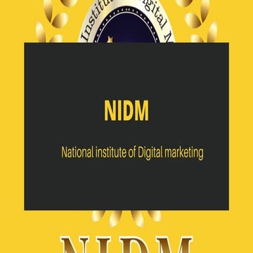 Nidm | PDF | Business | Business and Finance