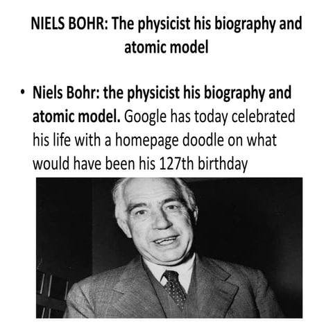 Niels bohr | PPTX