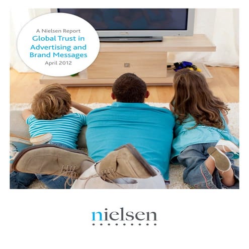 Nielsen trustin advertising global report april2012 | PDF