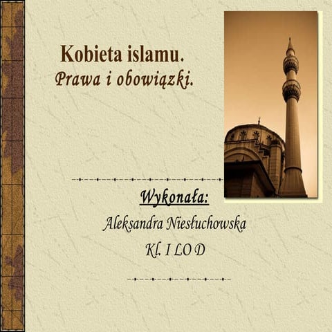 Niesłuchowska Aleksandra | PPT