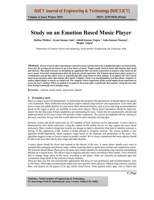Emotion Based Music Player.pptx