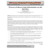 Process Of Discovering Information On The Internet | PDF
