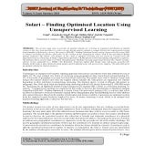 Solari – Finding Optimised Location Using Unsupervised Learning | PDF