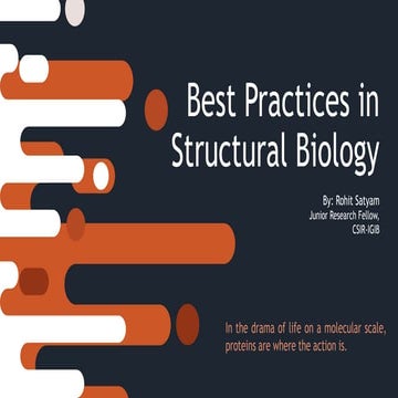 Best Practices in Structural Biology | PPT