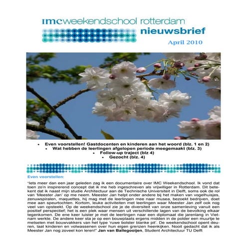 Nieuwsbrief april [1] | PDF