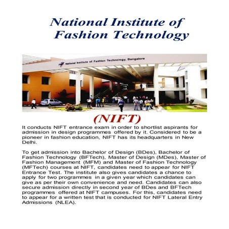 NIFT,NID, IIFT ONLINE CLASS STRUCTURE AVAILABLE | DOCX