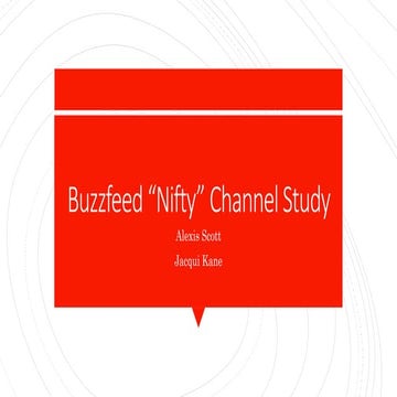 Buzzfeed Nifty Channel Case Study | PPT