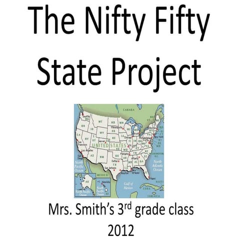 Nifty Fifty State Project 2012 Nevada-South Carolina | PPTX | North ...