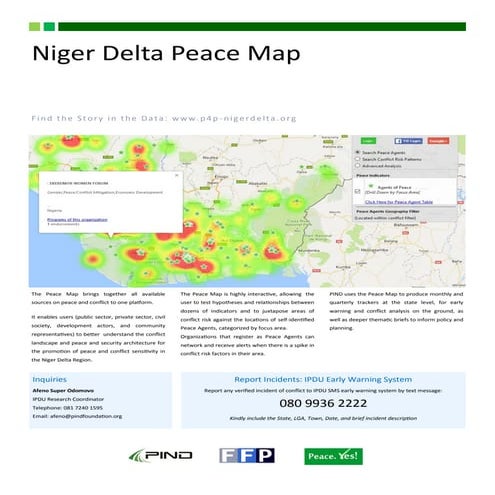 Niger Delta Peace Map Brochure | PDF