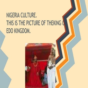 Nigeria Culture | PPTX | Africa Travel | Travel Locations