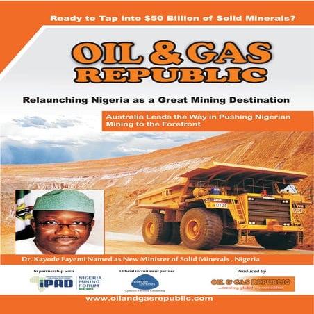 Magazine: Nigeria Solid Minerals Sector (Volume 1) pdf | PDF