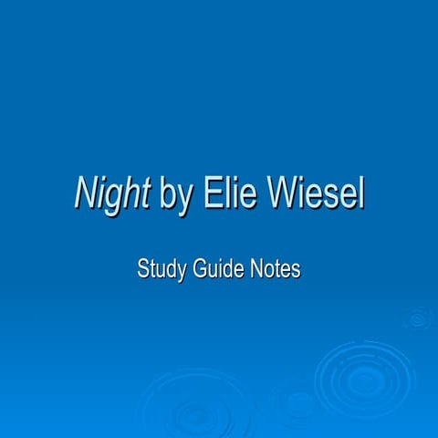Night+by+elie+wiesel | PPT