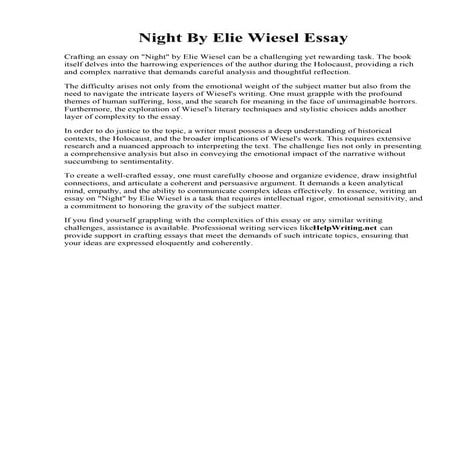 Night By Elie Wiesel Essay.pdf