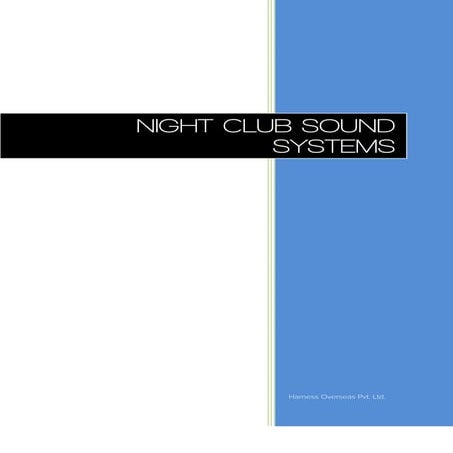 Nightclub sound systems | PDF