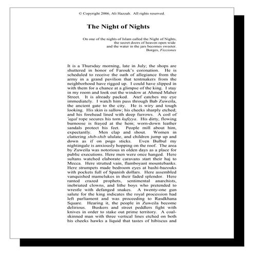 Night of nights | DOC