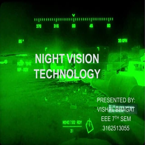 Night vision technology | PPTX | Cameras and Camcorders | Consumer ...